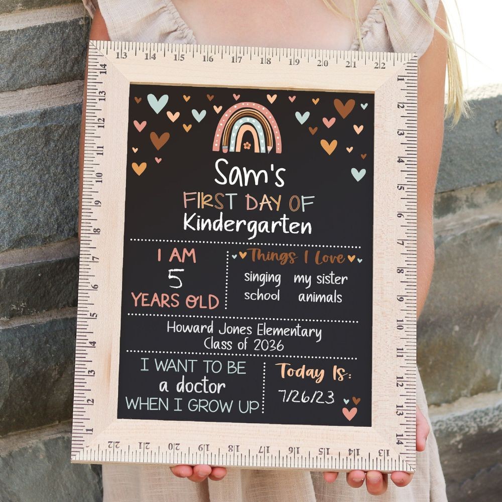 This is the perfect first/last day of sign! Chalkboard, Reusable ...